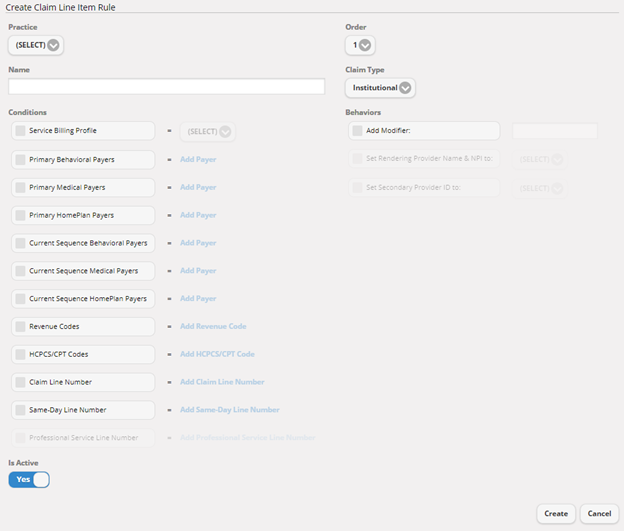 Claim Rule Overview and Ordering – Avea