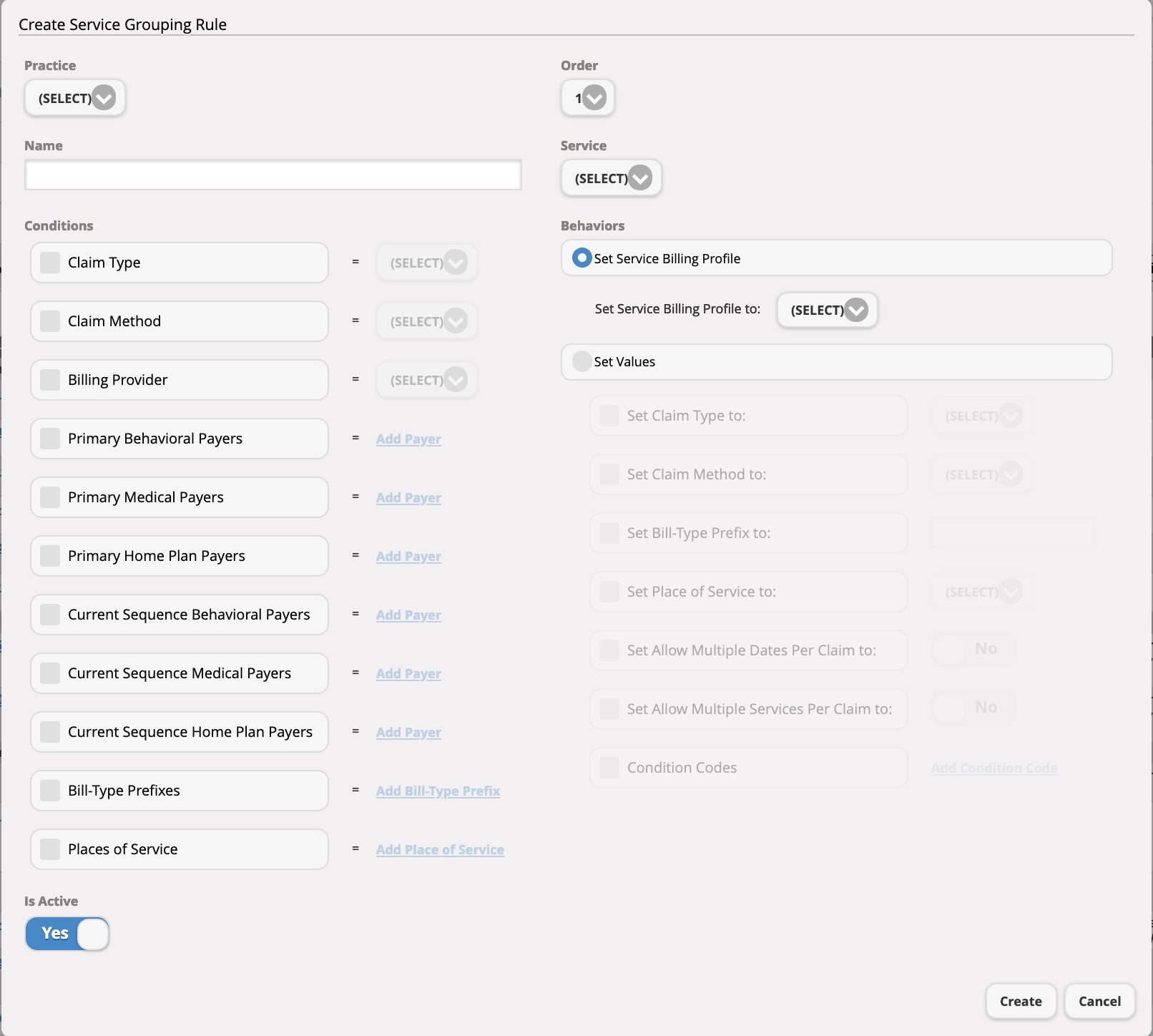 Claim Rule Overview and Ordering – Avea