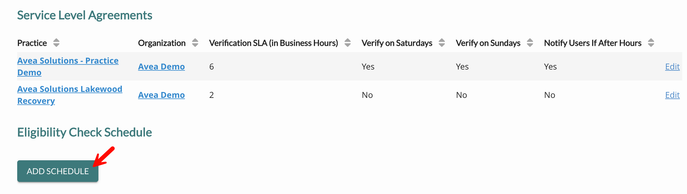 Batch Eligibility – RCM