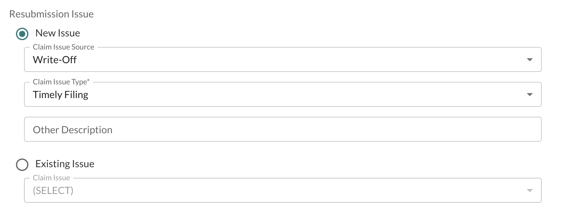 Void a Claim – RCM