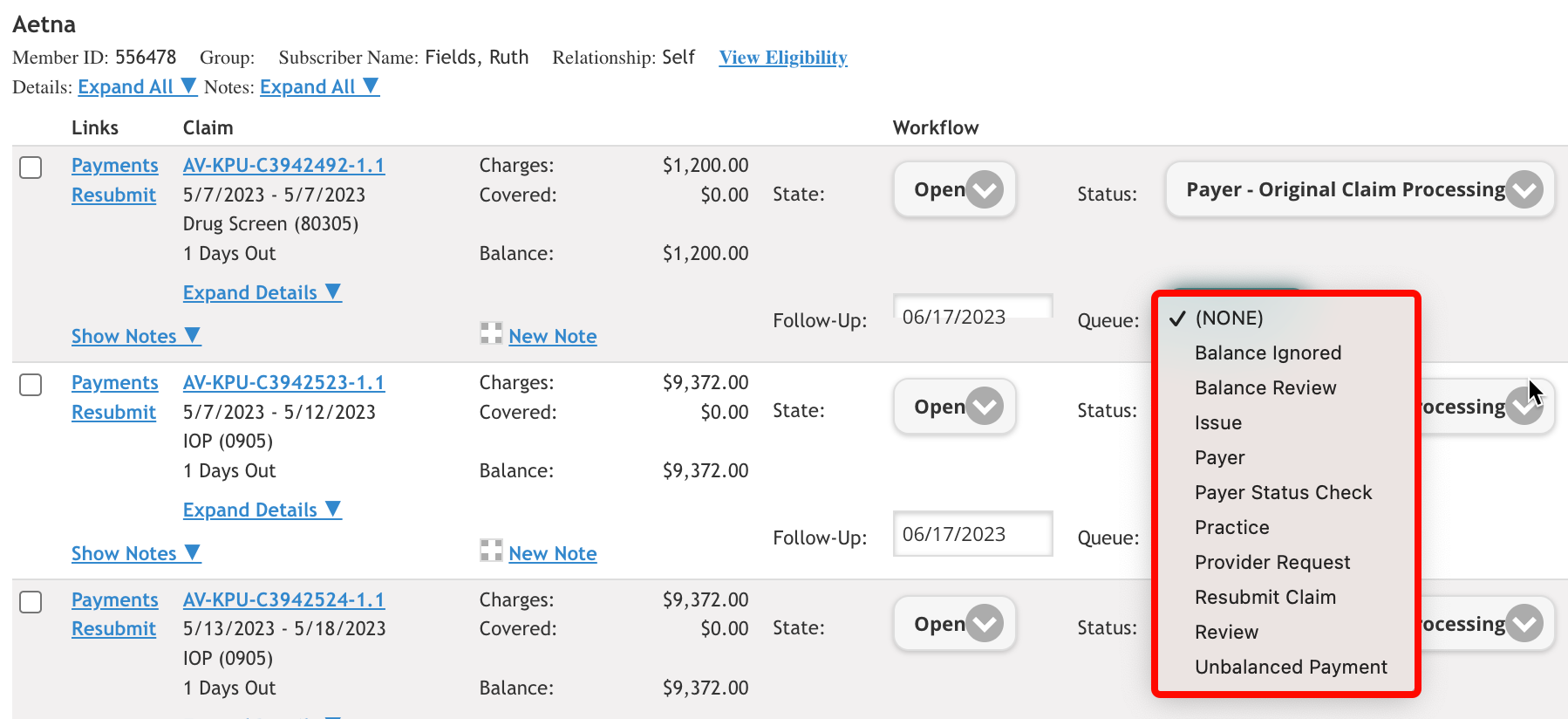 Claim Queues – Avea