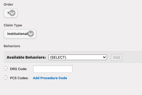 Box 71 - PPS Code – RCM