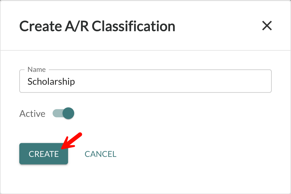 A/R Classifications – RCM