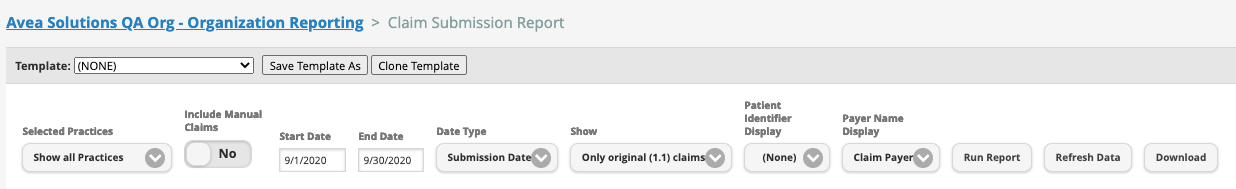 Claim Submission Report – Avea