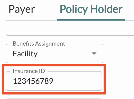 Box 1a - Insured's ID Number – RCM