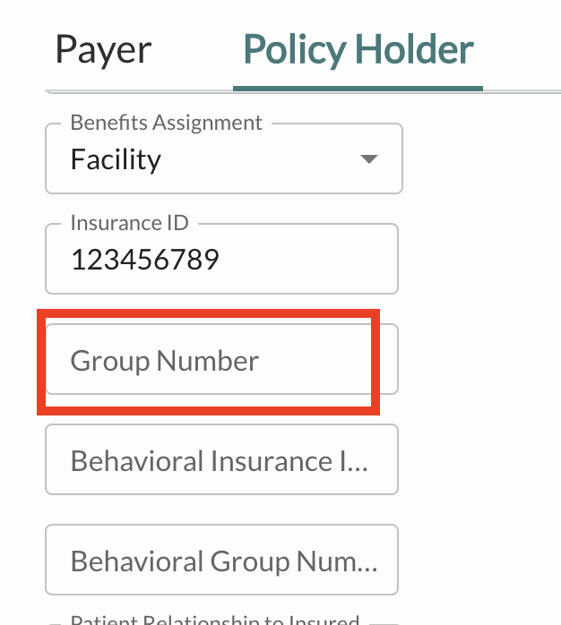 Box 9a - Other Insured’s Policy or Group Number – RCM