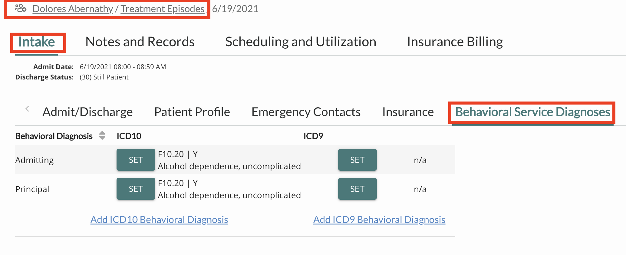 Box 21 - Diagnosis or Nature of Illness or Injury – RCM