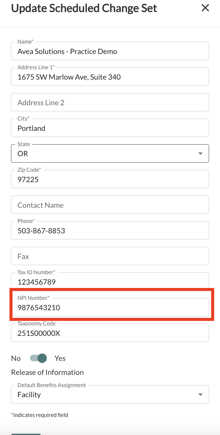 Box 33a - NPI # – RCM
