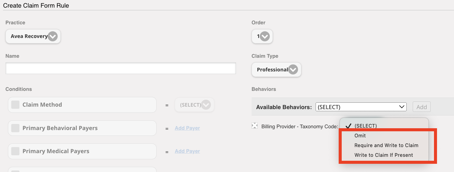 Box 33b - Other ID# – RCM