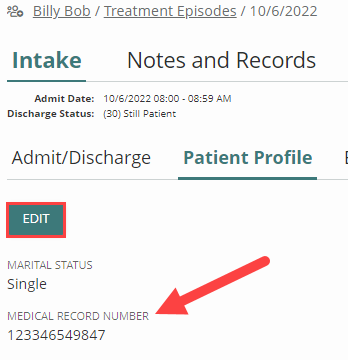 Box 3b - Medical Record Number – RCM