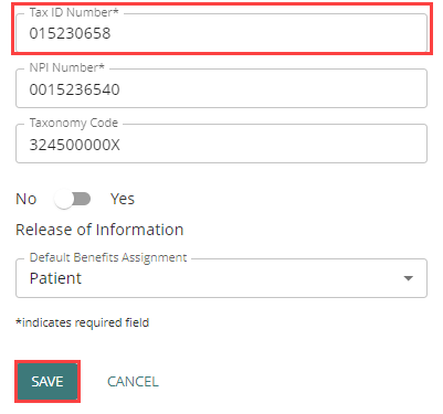 Box 5 - Federal Tax ID – RCM