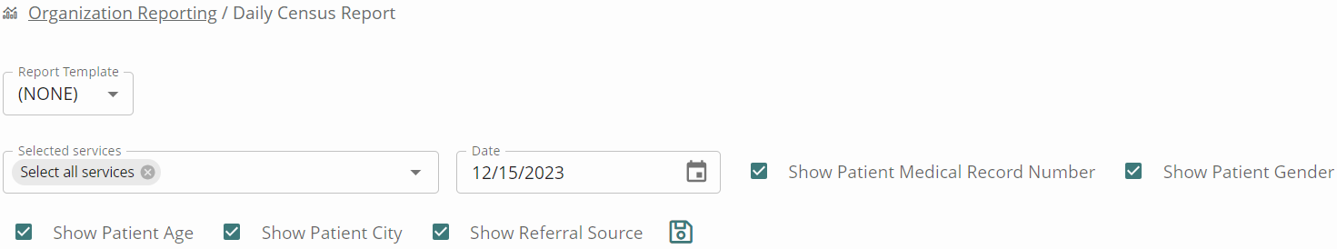 Daily Census Report – Avea