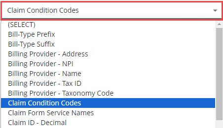 Add or Remove Condition Codes – RCM