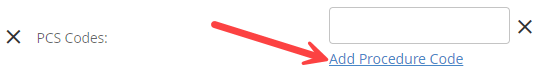 Add PCS Codes – RCM