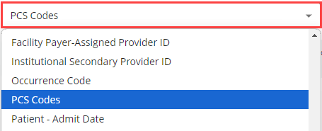 Add PCS Codes – RCM