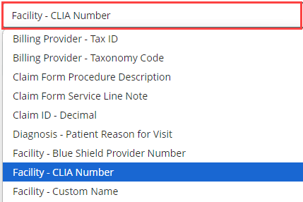 Add or Remove CLIA Number – RCM