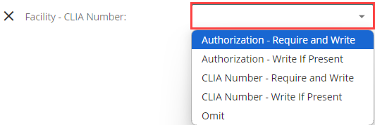 Add or Remove CLIA Number – RCM