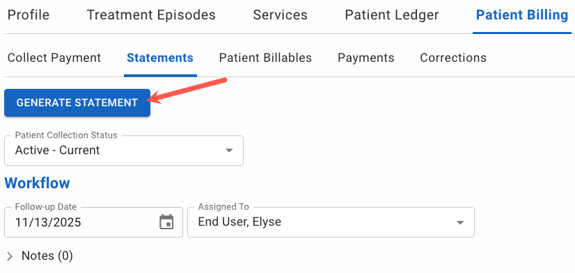 Generate and Manage Patient Statements – RCM