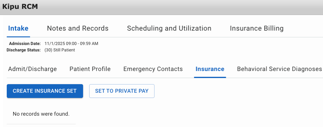 Add and Manage Insurance Information – RCM